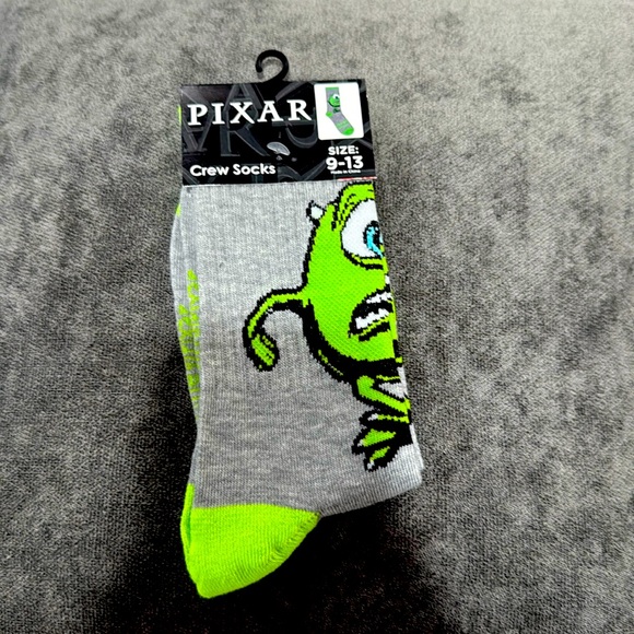 Disney | Underwear & Socks | Mike Wazowski Monsters Inc Gray And Green ...